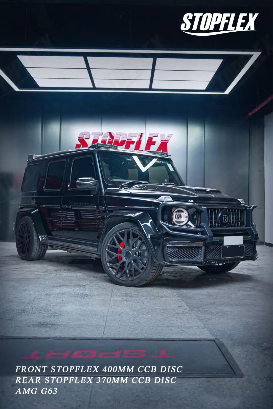 Mercedes-AMG G63 (W463A) Carbon Ceramic Brake Upgrade | STOPFLEX – StopFlex